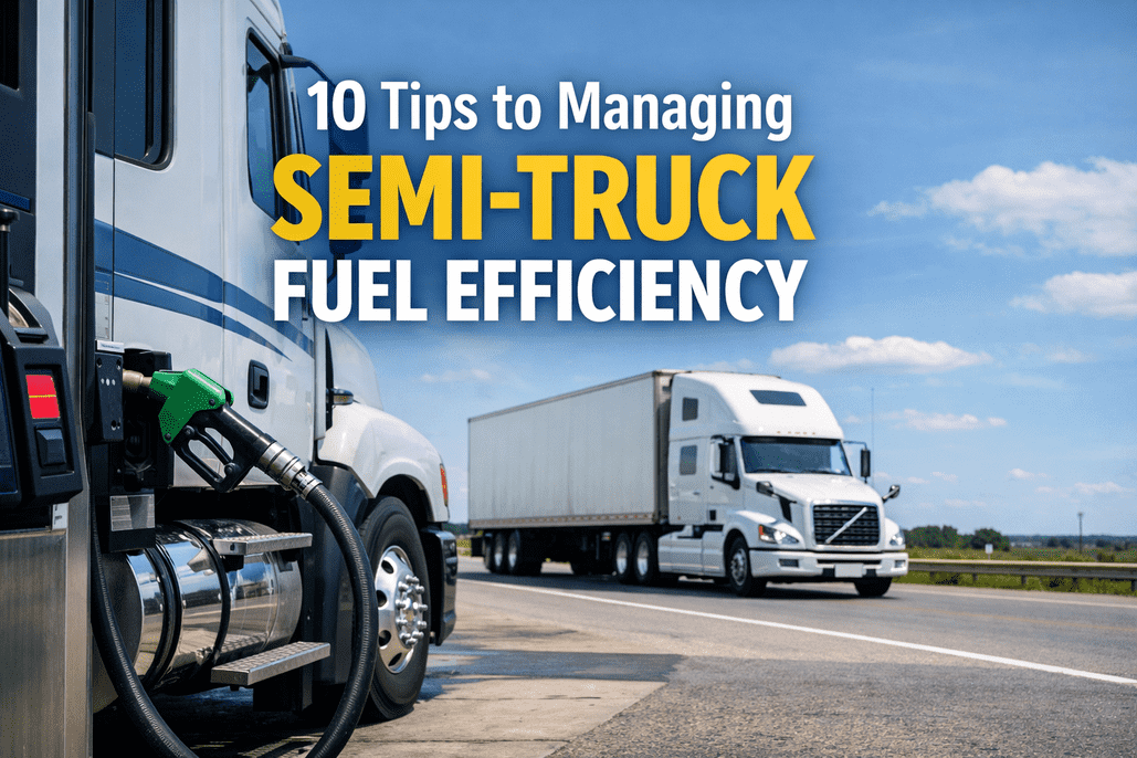 10 Tips to Managing Semi-Truck Fuel Efficiency